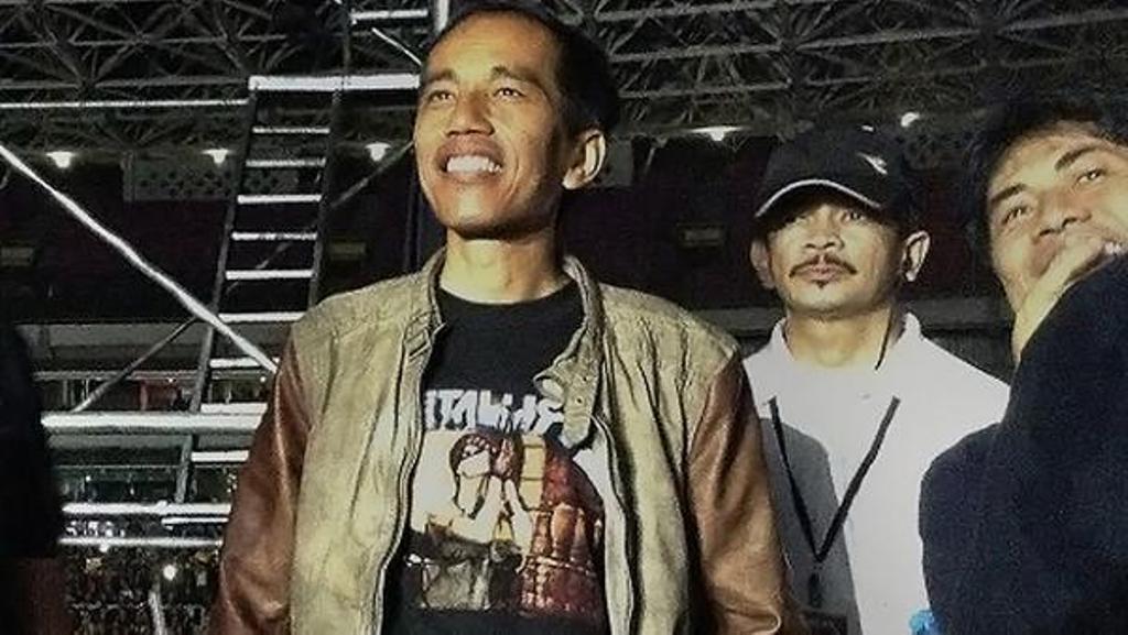 Pesan Positif, Musik Rock Bikin Semangat Jokowi - PONTAS.ID