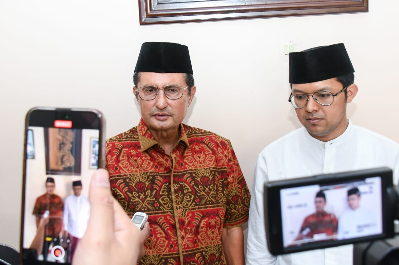 Ziarah ke Ponpes Salafiyah Syafi'yah Gorontalo, Ini Pesan Fadel Muhammad - PONTAS.ID