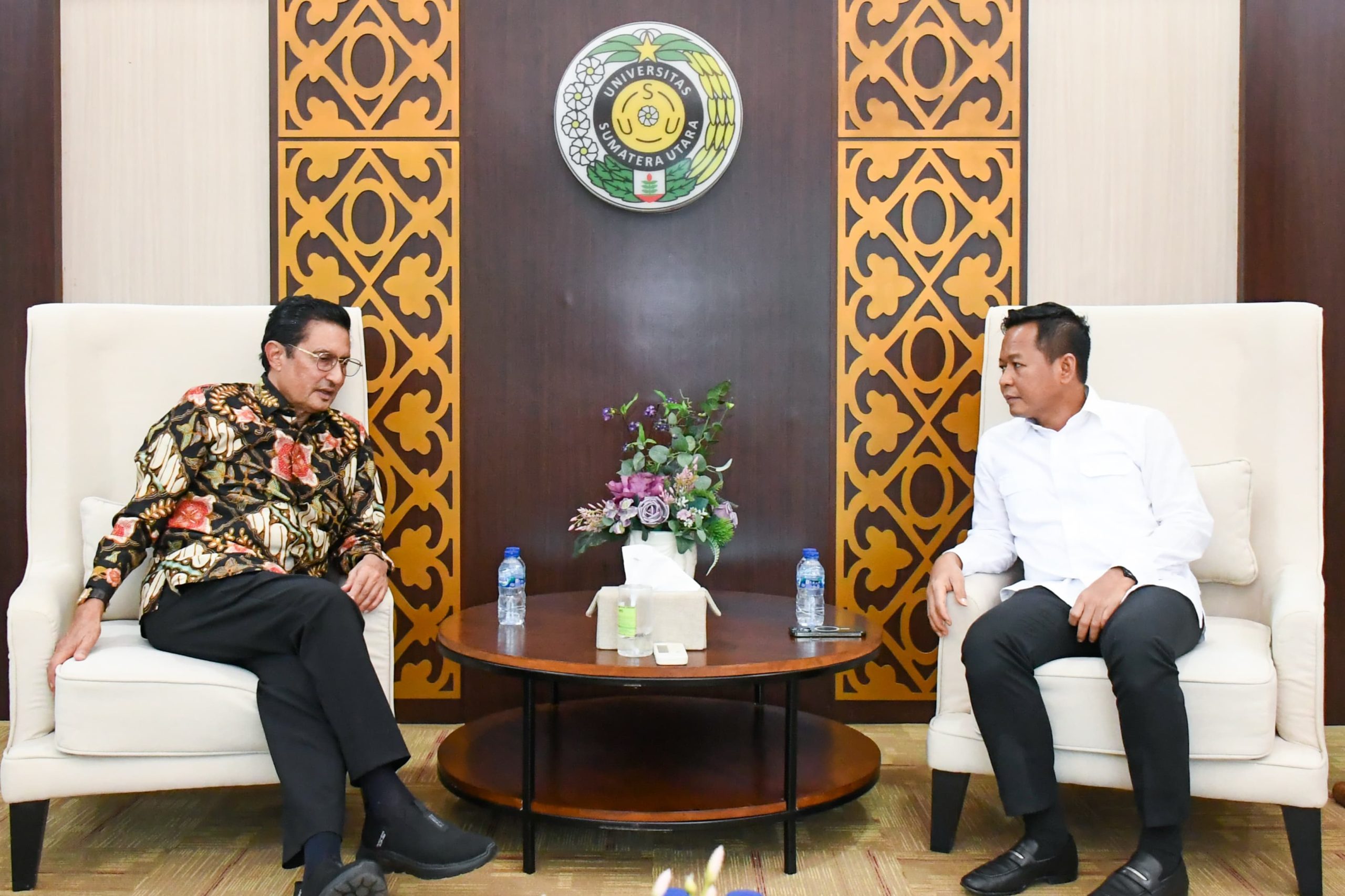 Dialog dengan Rektor USU, Fadel Muhammad Tekankan Soal Link and Match ...